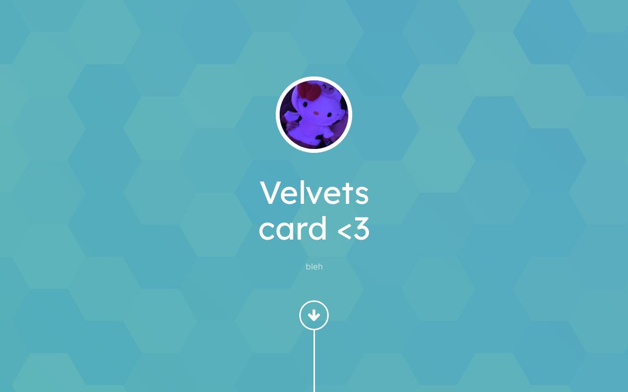 velvets card